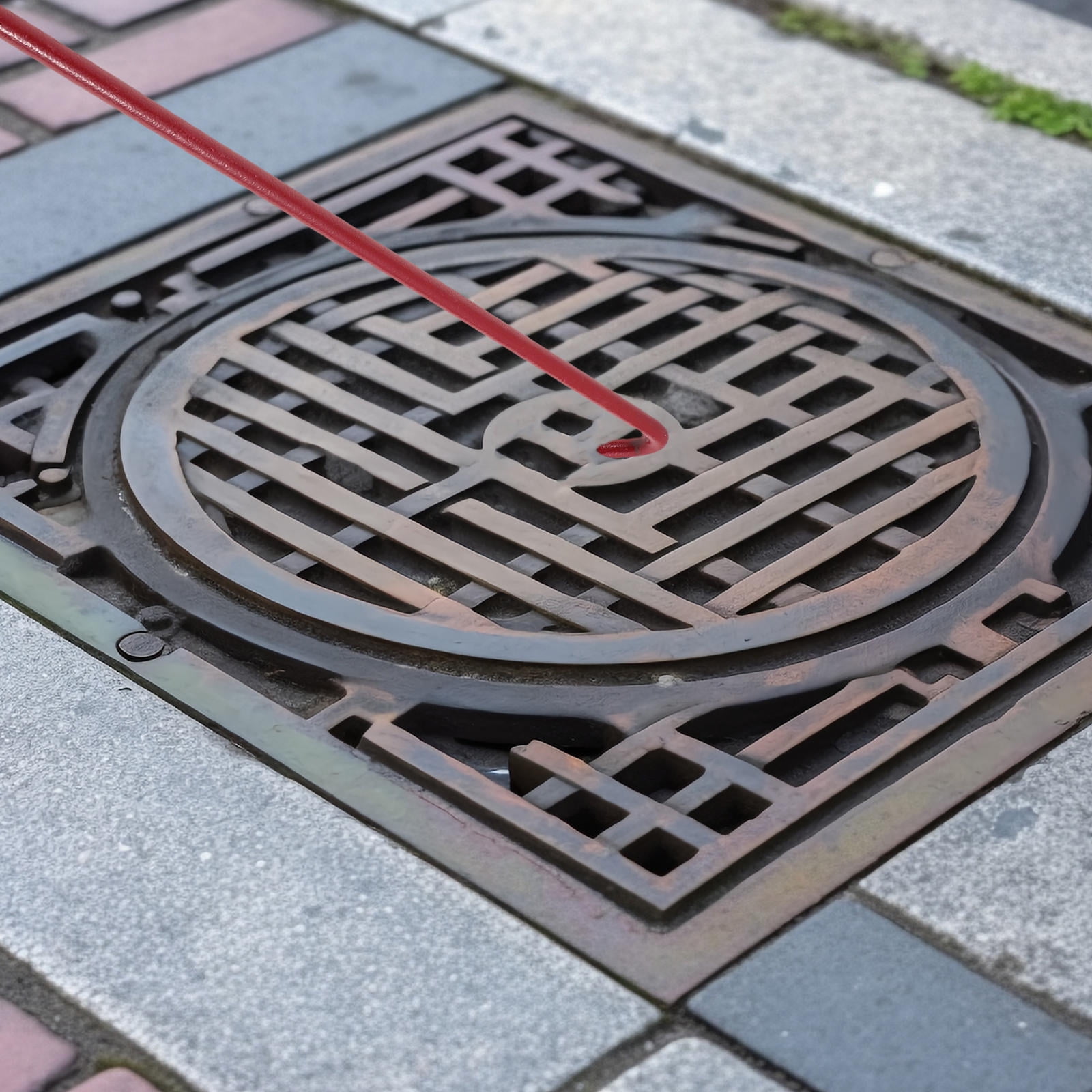 RENACLIPY Emergency Long Reach Tool Manhole Cover Hook Steel Lifting ...