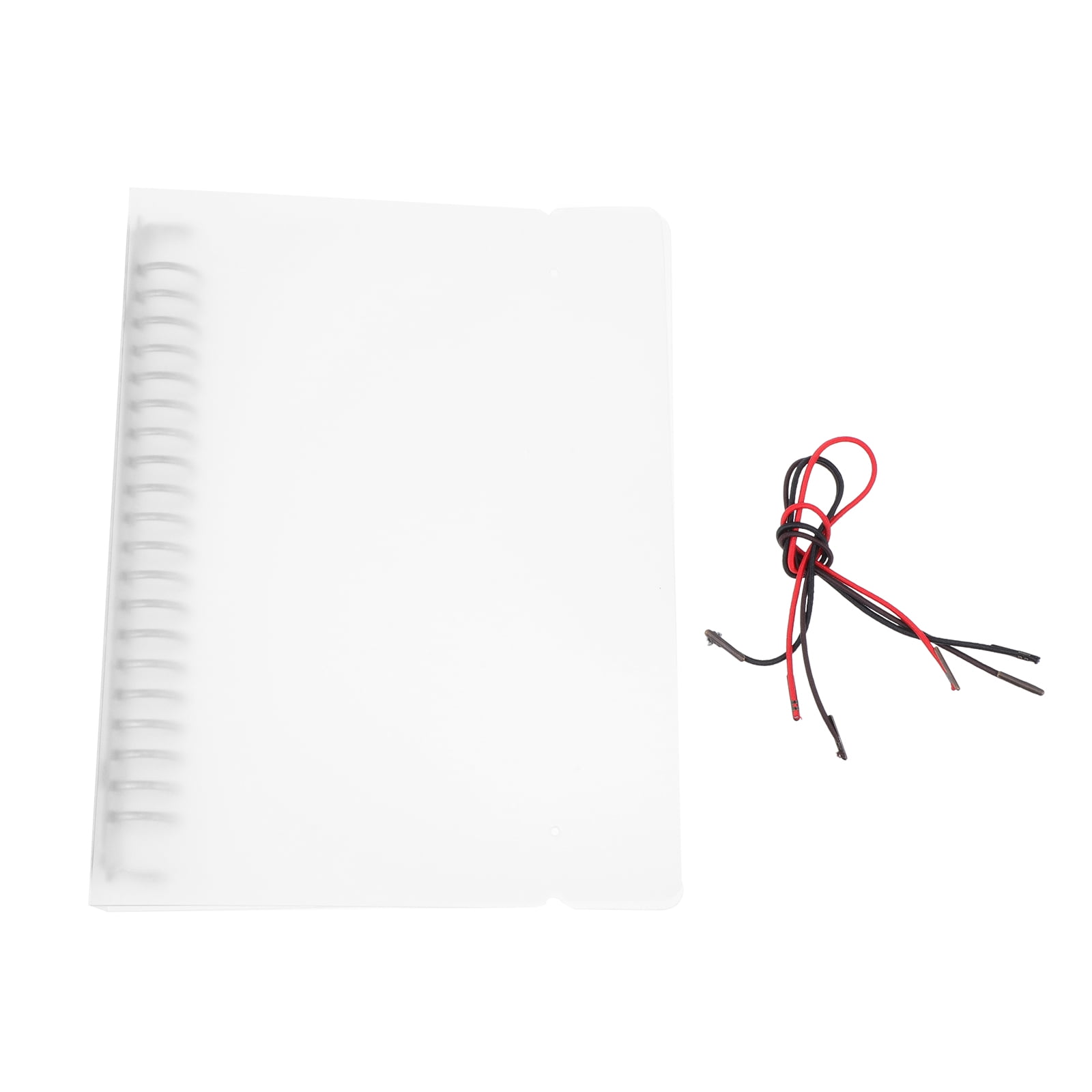 Hemoton Loose Leaf Binder Cover Refillable Notebook Shell Translucent ...