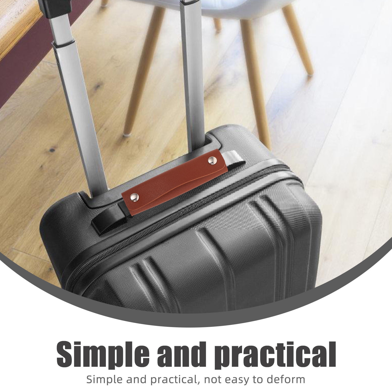 Hemoton Luggage Handle Replacement Wrap Suitcase Handle Protector ...