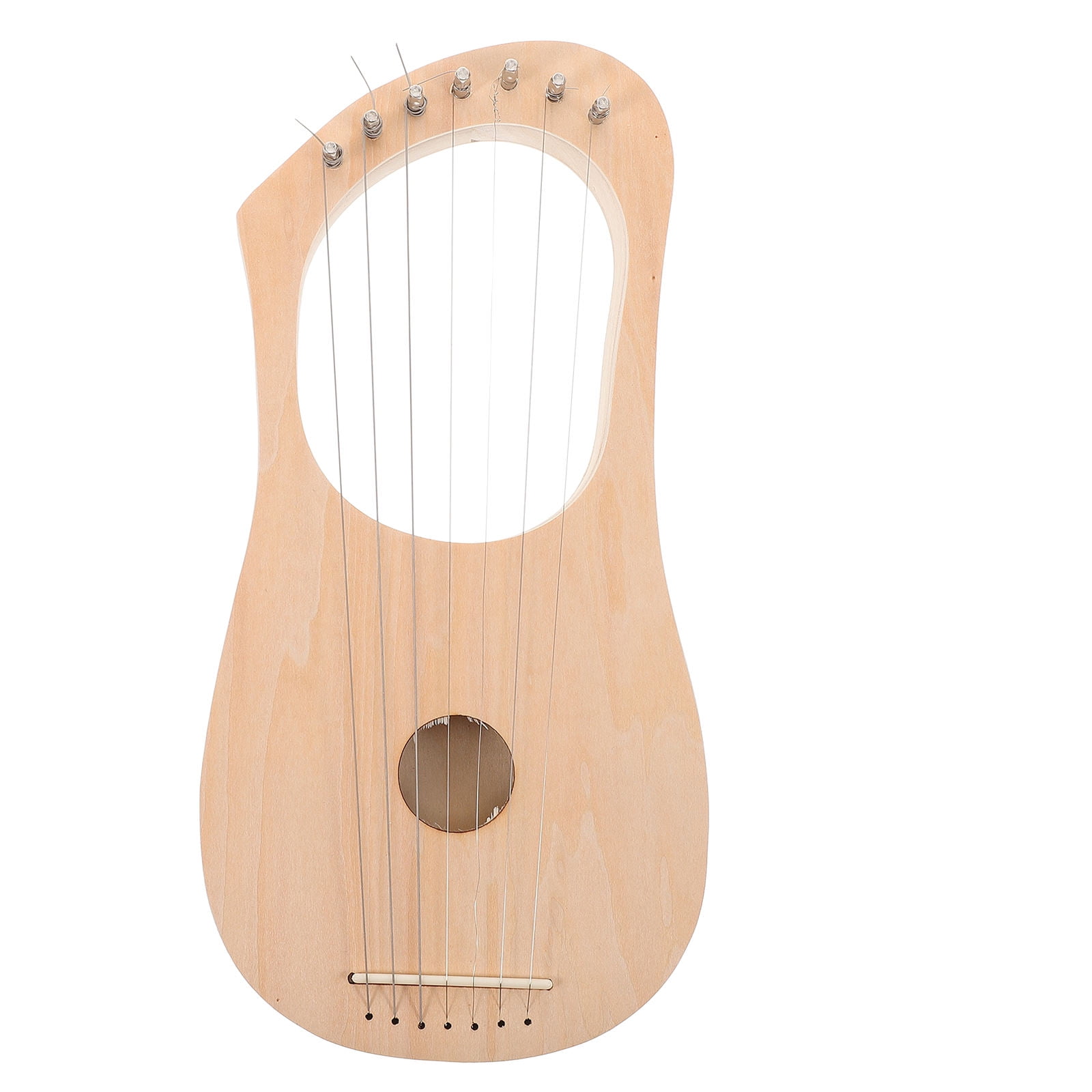 Hemoton Lyre Harp Craft Kit with 7 Strings DIY Wooden Instrument Manual ...