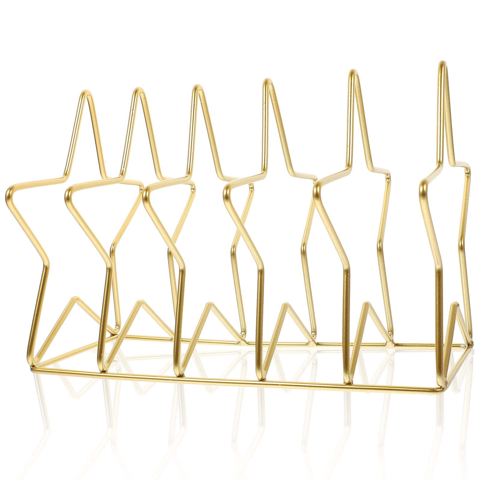 Hemoton Magazine Holder Star File Organizer Desktop Hollow Rack ...