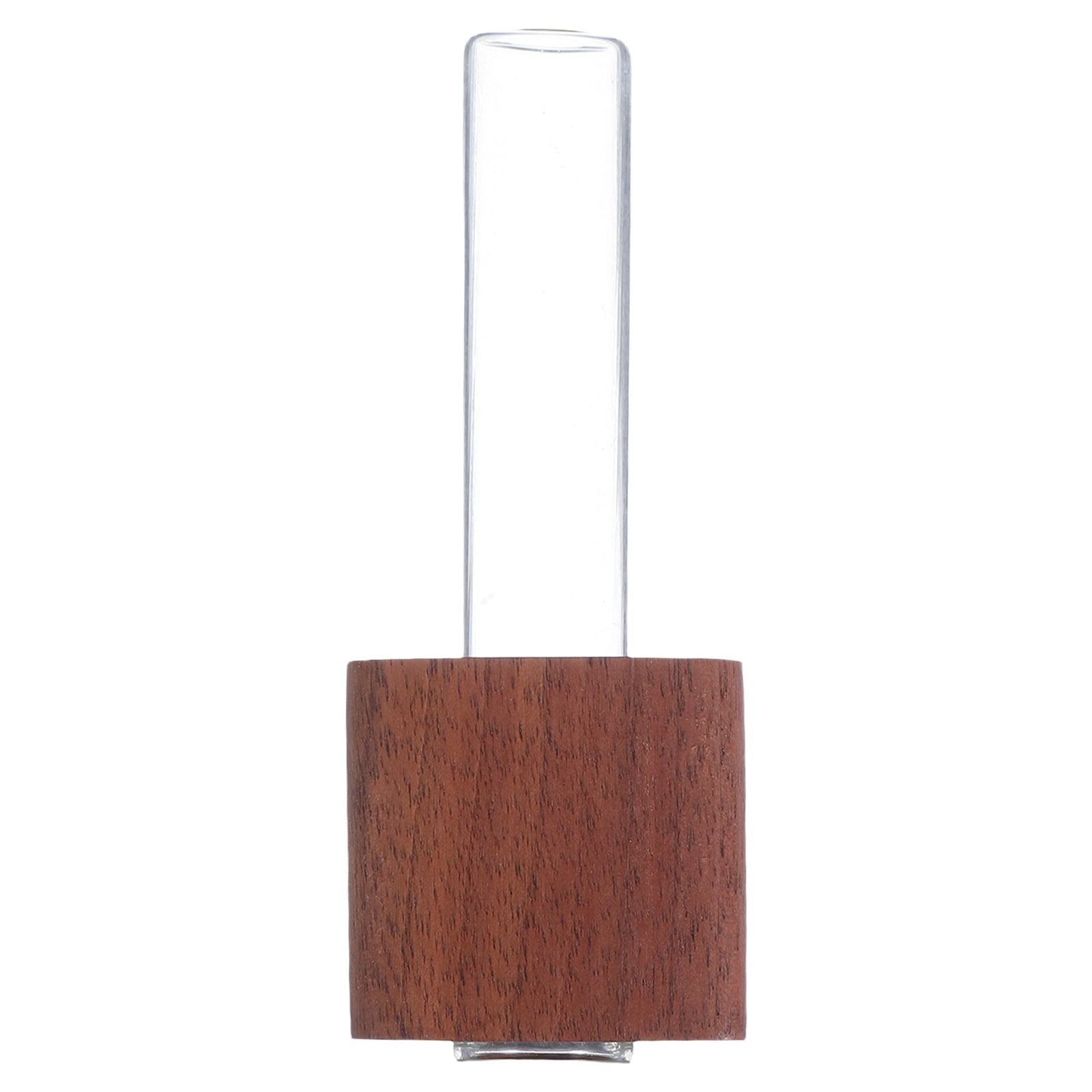 HEMOTON Magnetic Wooden Test Tube Flower Vase for Decor with Glass and ...