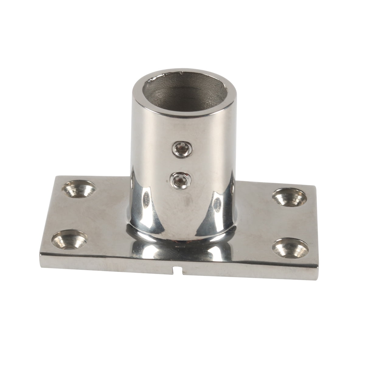 Hemoton Marine Rail Anchor Bracket Boat Handrail Fitting Base Silver ...