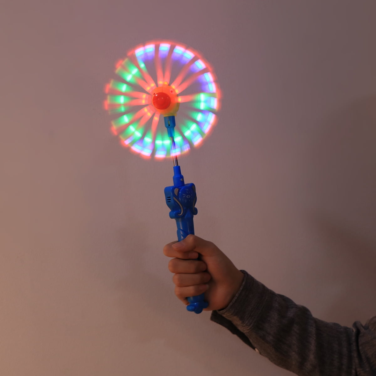 Hemoton Masteelf Head Windmill Pinwheel for Children Playing Random ...