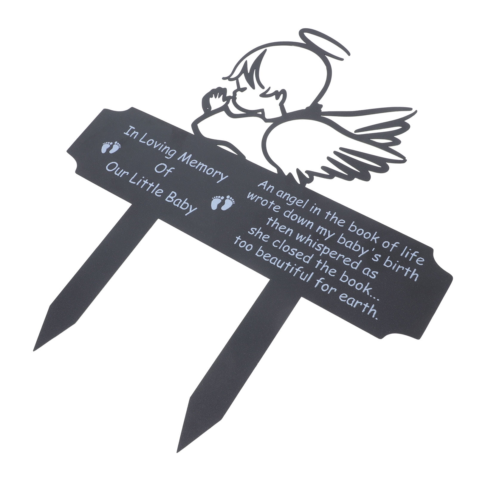 Hemoton Memorial Name Plate Cemetery Sign Post Garden Remembrance Stake ...