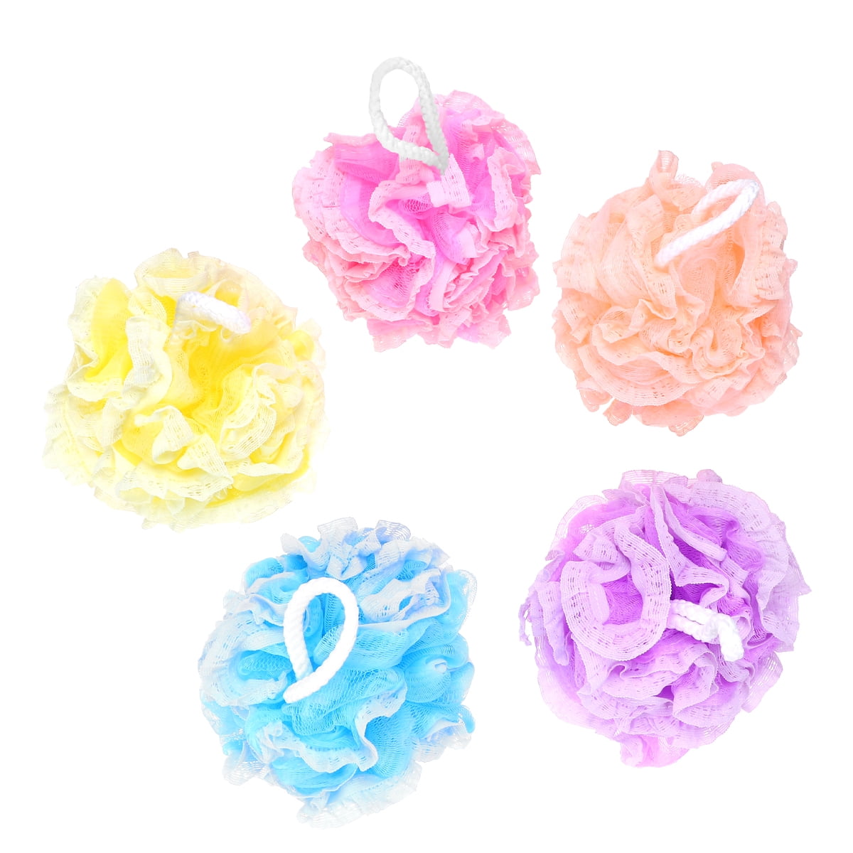 WEAVILUX Lace Design Shower Bathing Ball for Bathing Use Made of Nylon ...