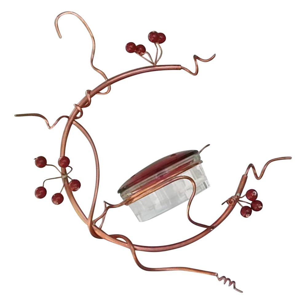 Hemoton Metal Bird Feeder Steel Dish Cups Finch Feeders Food Containers ...