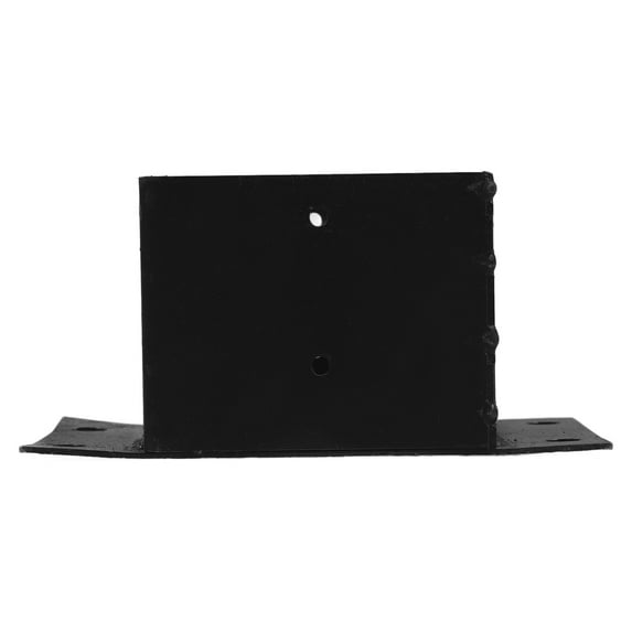 SOPOTUTU Durable Black Iron Fence Post Bracket, Versatile Use, High ...