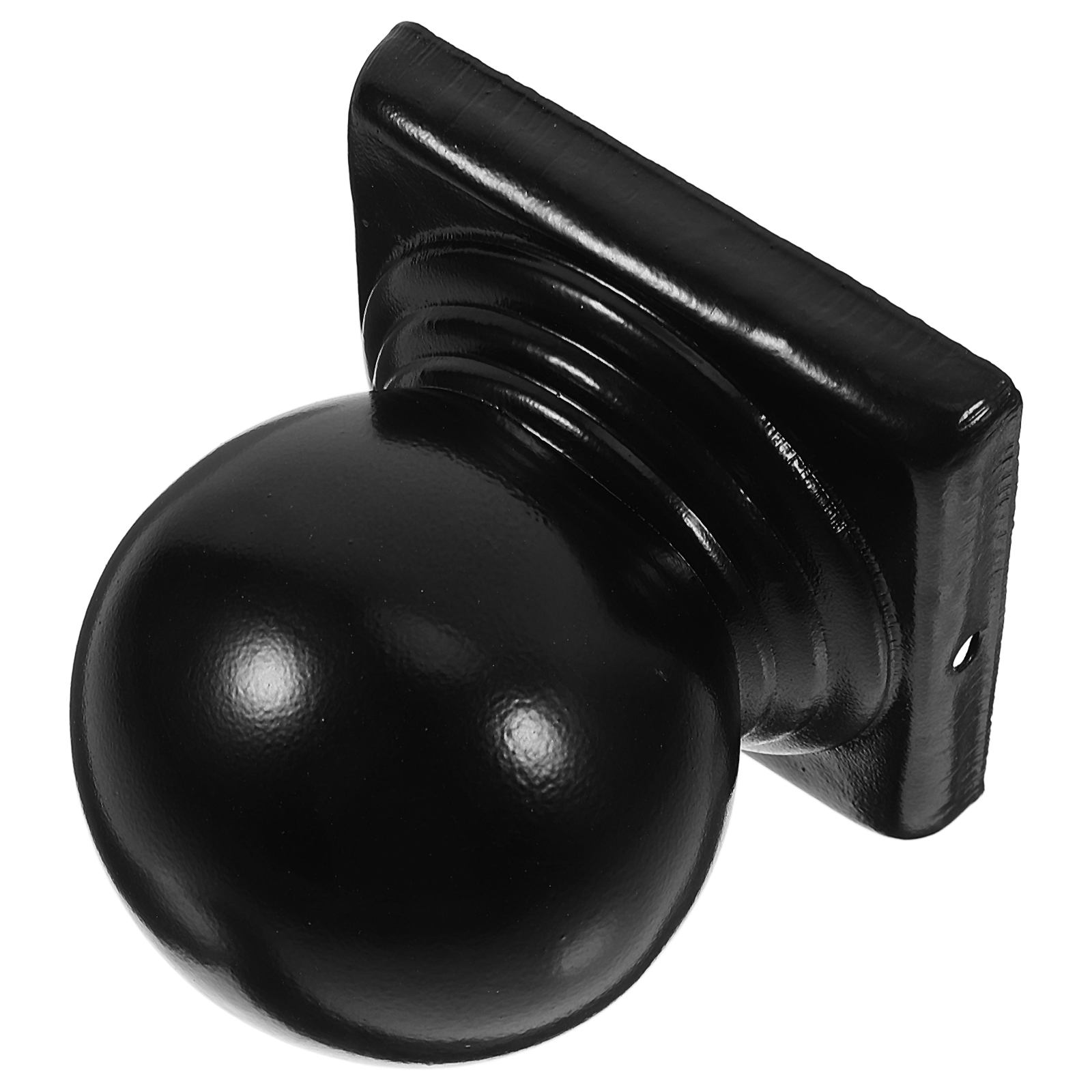 Hemoton Metal Gate Finials Post LAWN FENCE DECORATIONS Caps for Railing ...