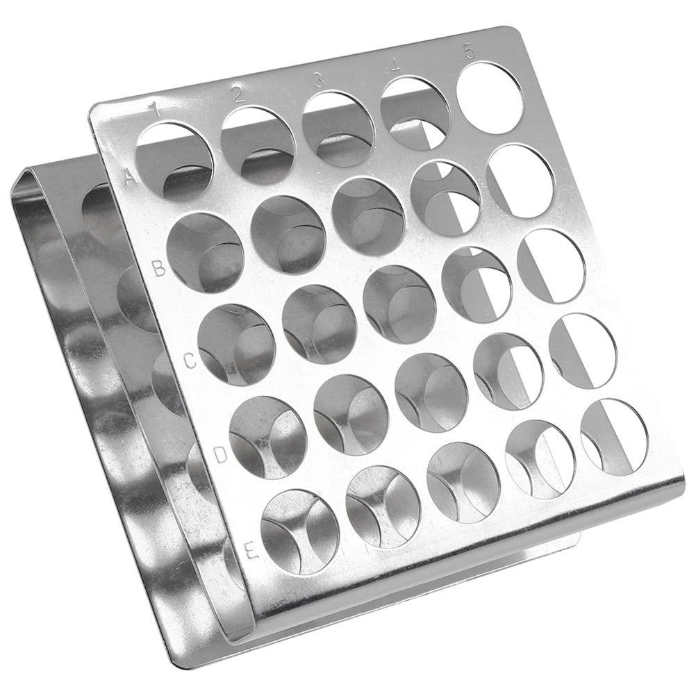 Hemoton Metal Test Tube Stand Z Shaped Laboratory Test Tube Holder 25 ...