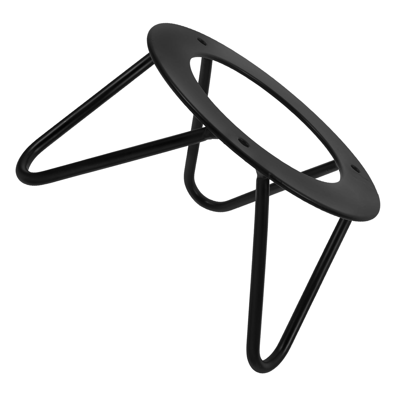 Hemoton Metal Tray Pedestal Base Iron Plate Stand For Food Trays Flower Pots Kitchen Countertop ...