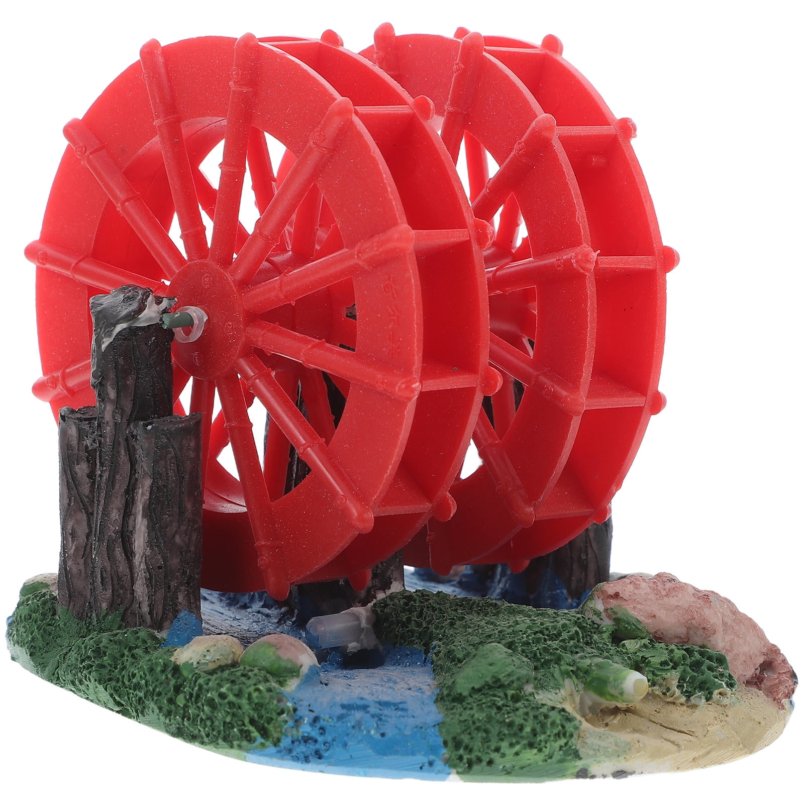 Traditional Water wheel Decor Made of ABS for Home Feng Shui Ornament 0 ...