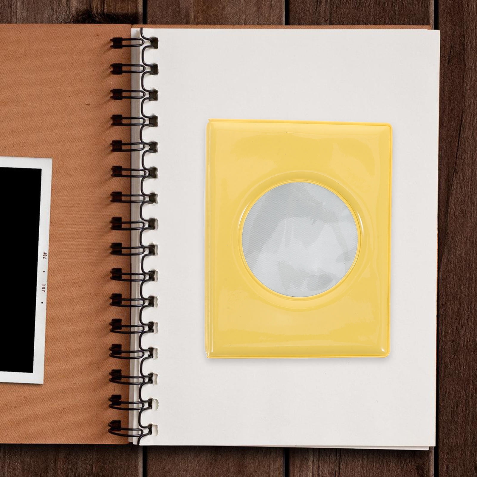 Hemoton Mini Album 3 Inch Photo Cards Holder Book with Pockets Hollow ...