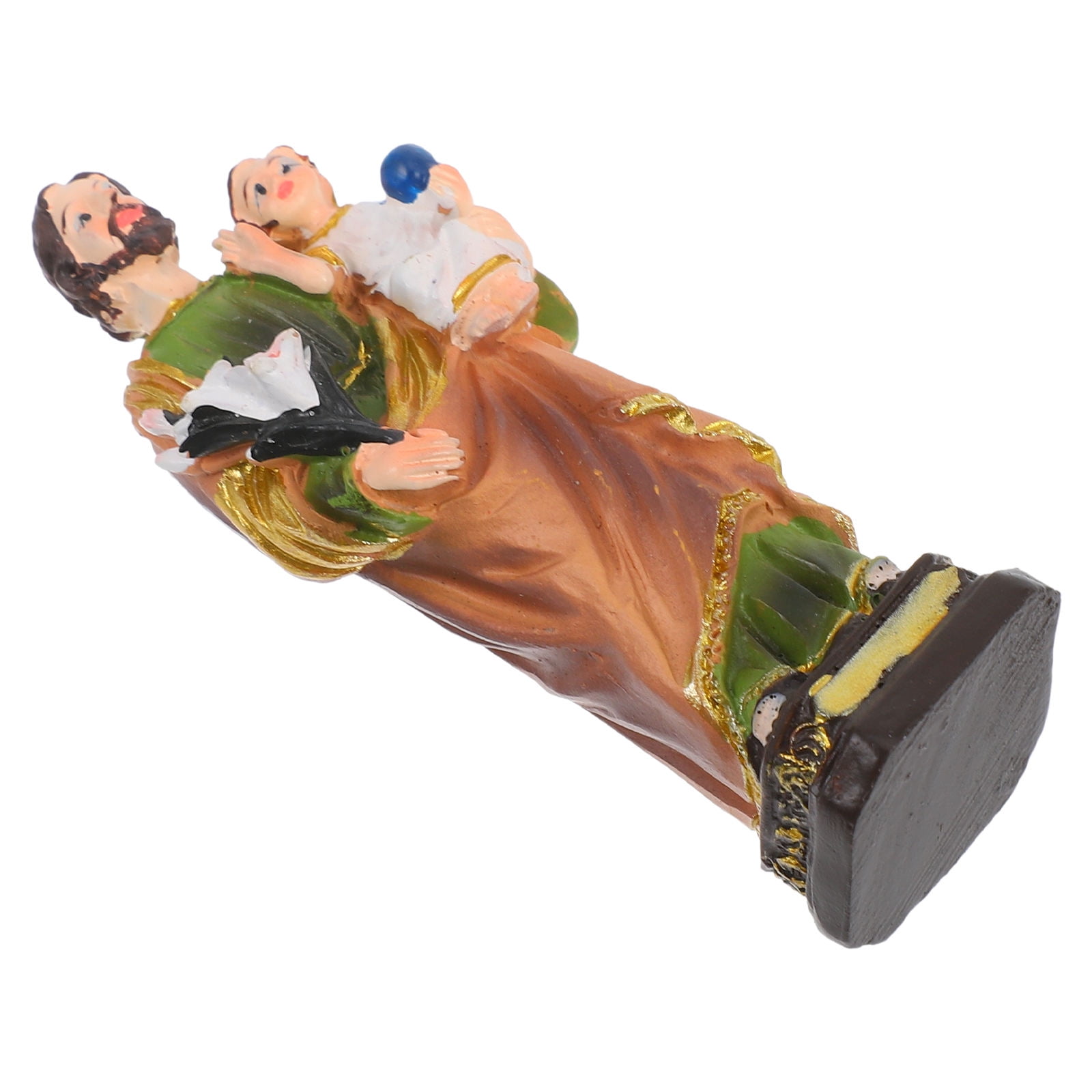 HEMOTON Durable Resin Jesus Statue for Home Decor Religious Figurine 4. ...