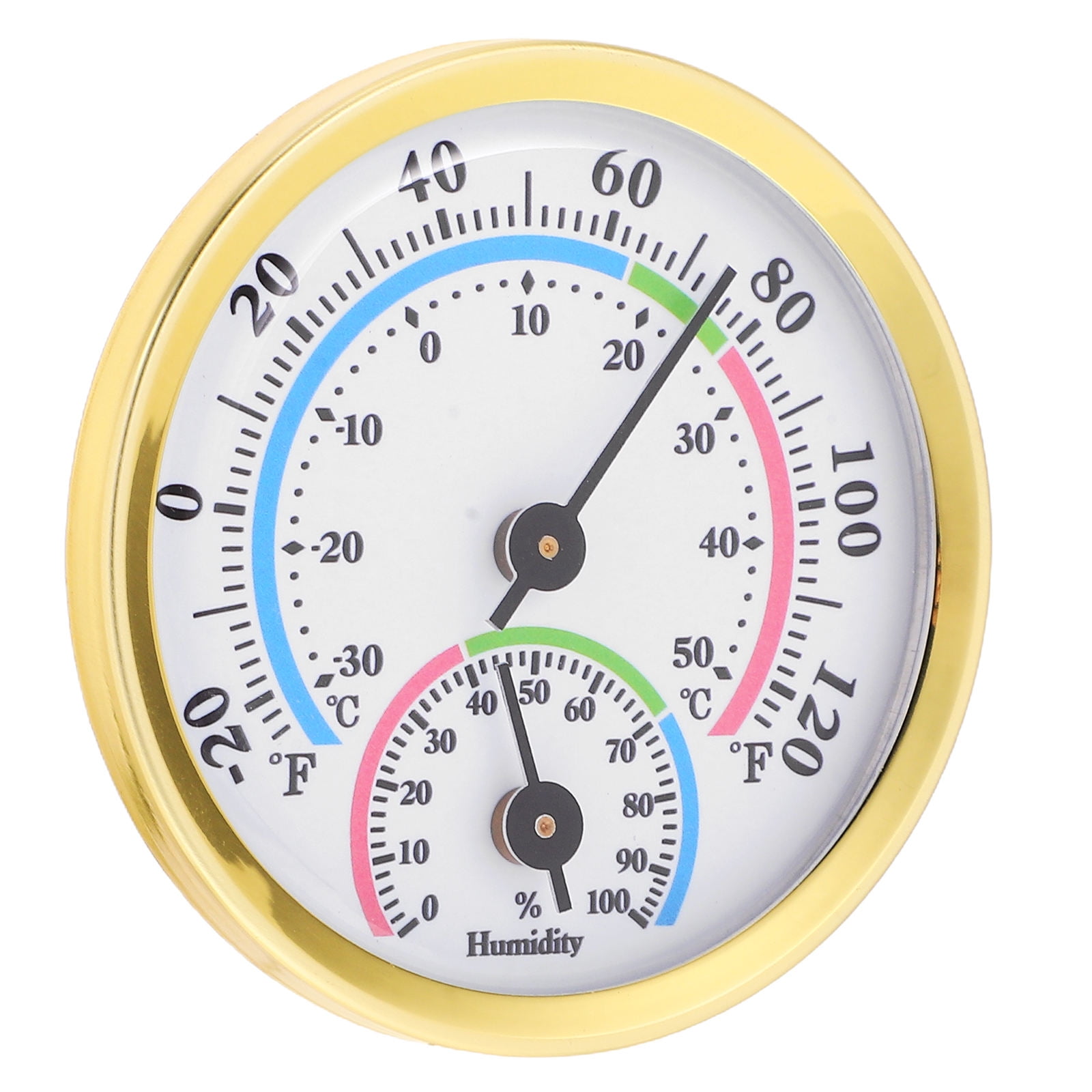Hemoton Mini Pointer Thermometer Hygrometer Gauge with Plastic Shell ...