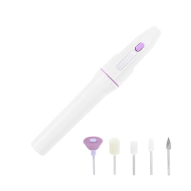 Nail File Care System- Electric Buffer Machine Kit for Smooth Shiny ...