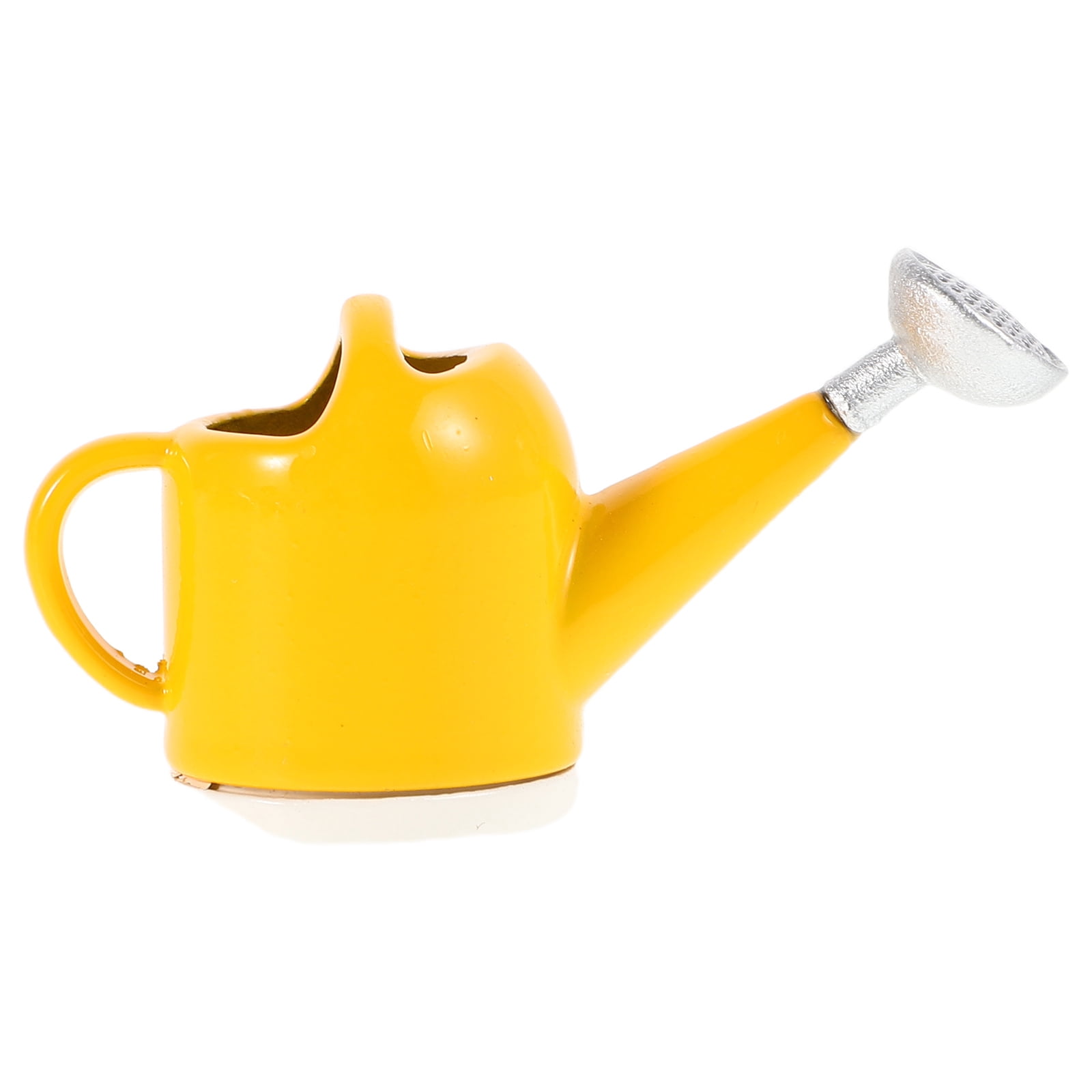 RENACLIPY Miniature Yellow Metal Watering Can for Decor, Small ...