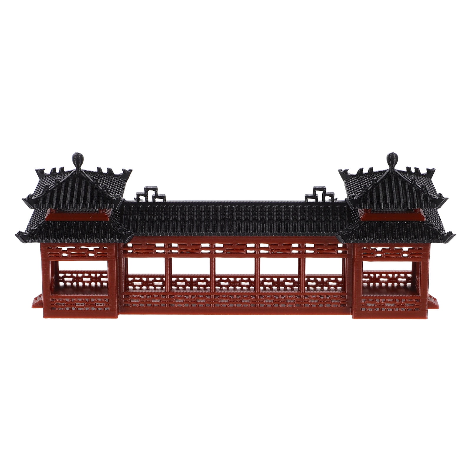 Hemoton Miniature Chinese Architecture Ancient Corridor Model Plastic ...