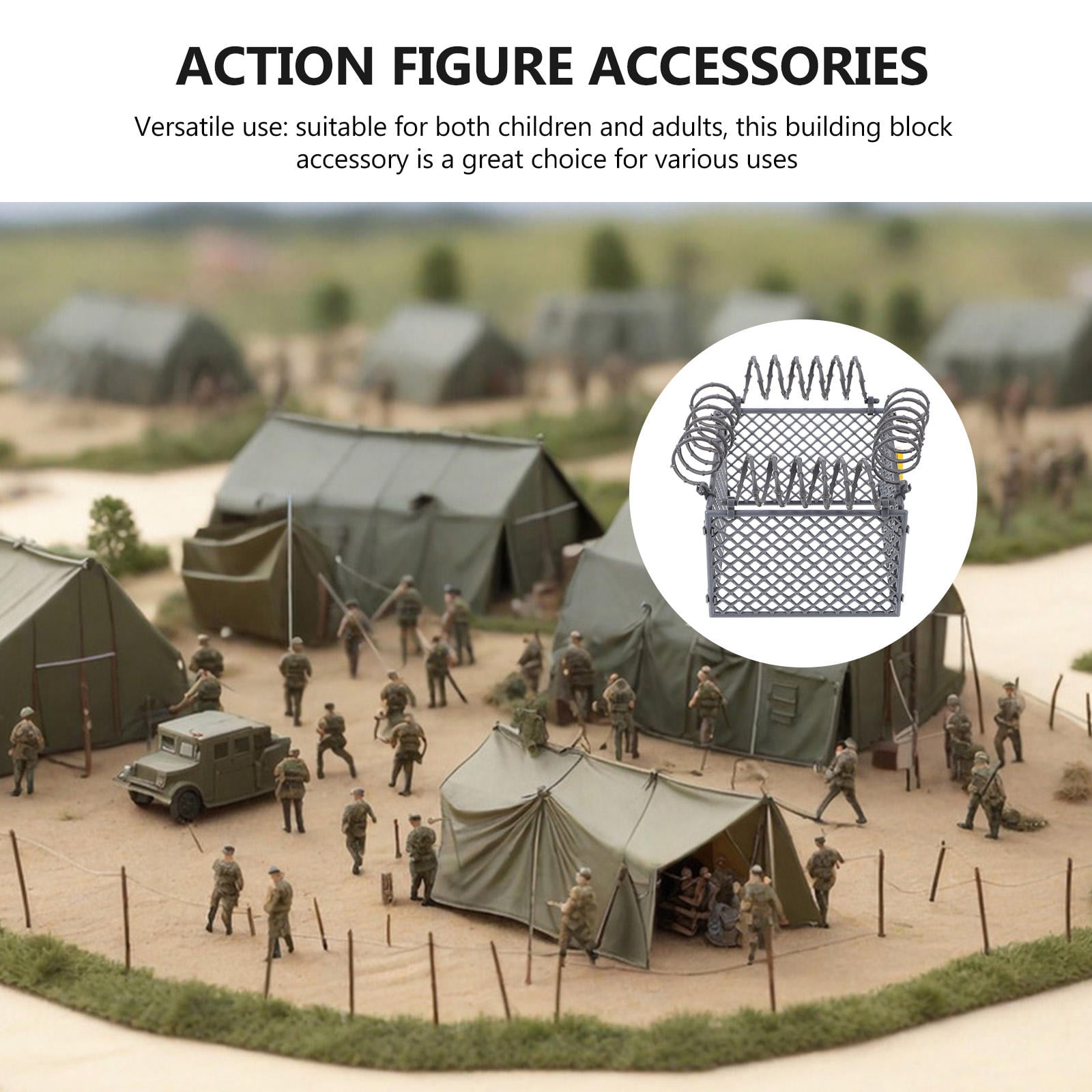 Hemoton Miniature Fence For Village And Backyard For Toy Fencing And ...