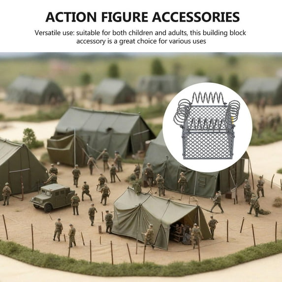 Hemoton Miniature Fence For Village And Backyard For Toy Fencing And ...