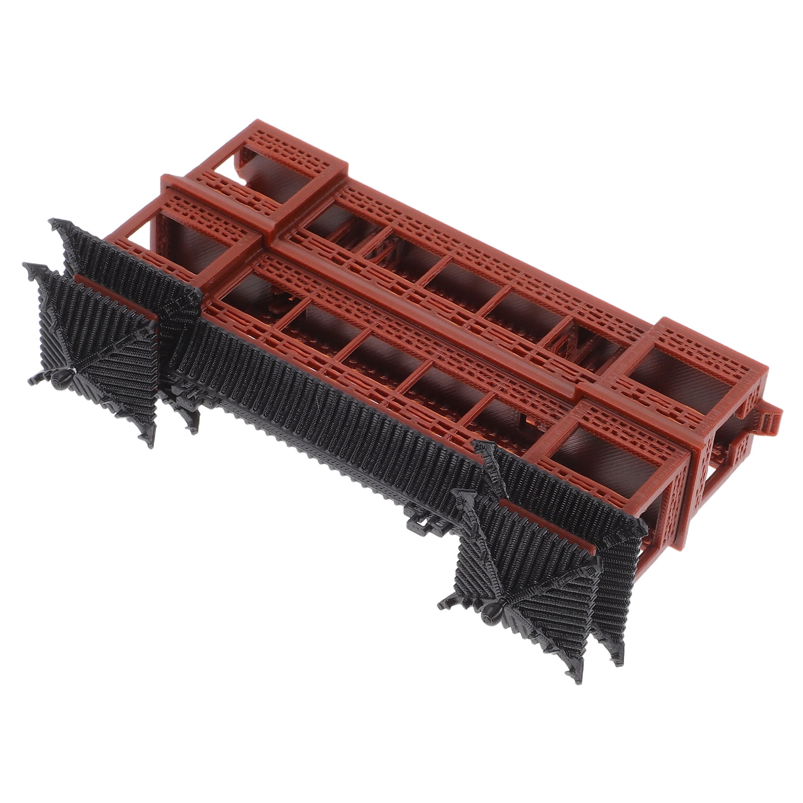 Hemoton Miniature Garden Pavilion Model, Plastic Ancient Corridor ...