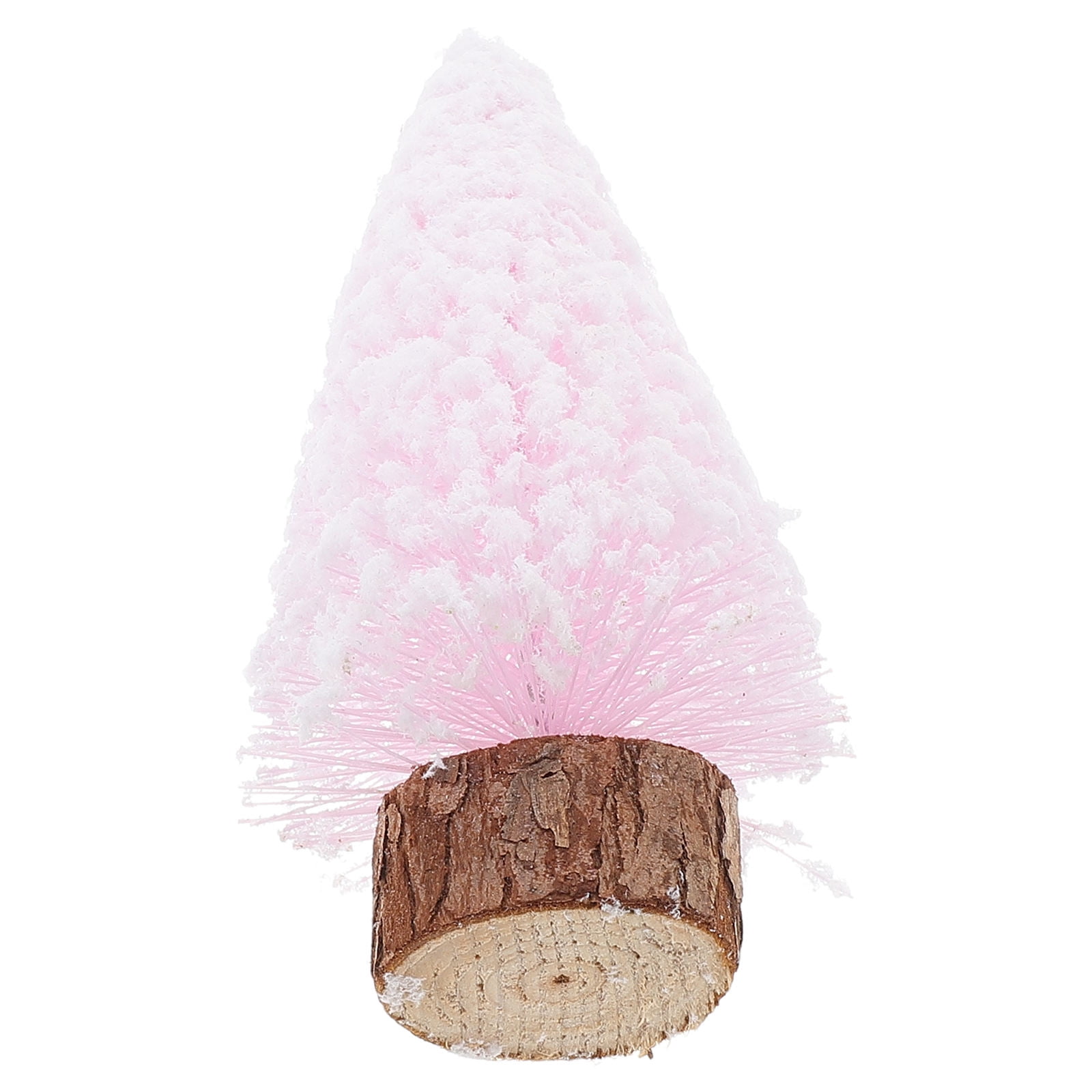 Hemoton Miniature Snow Frost Trees Artificial Mini Christmas Tree With ...