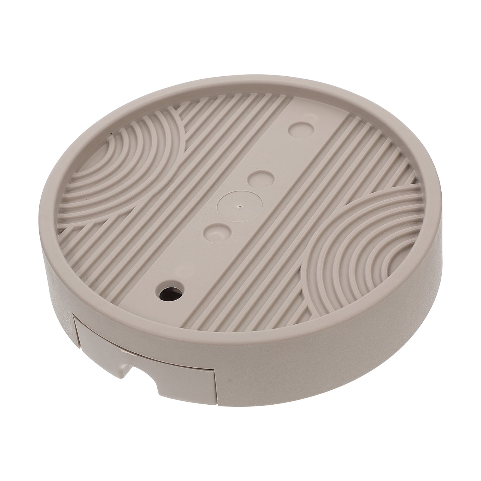 Hemoton Mobile Flower Pot Tray with Rolling Casters Round Flowerpot ...