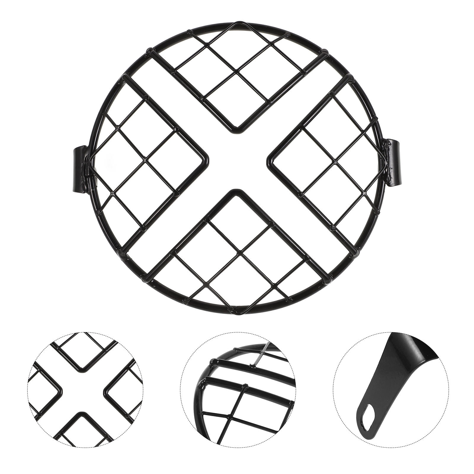 Hemoton Motorcycle Headlight Grill Universal Motorcycle Headlight Mesh ...