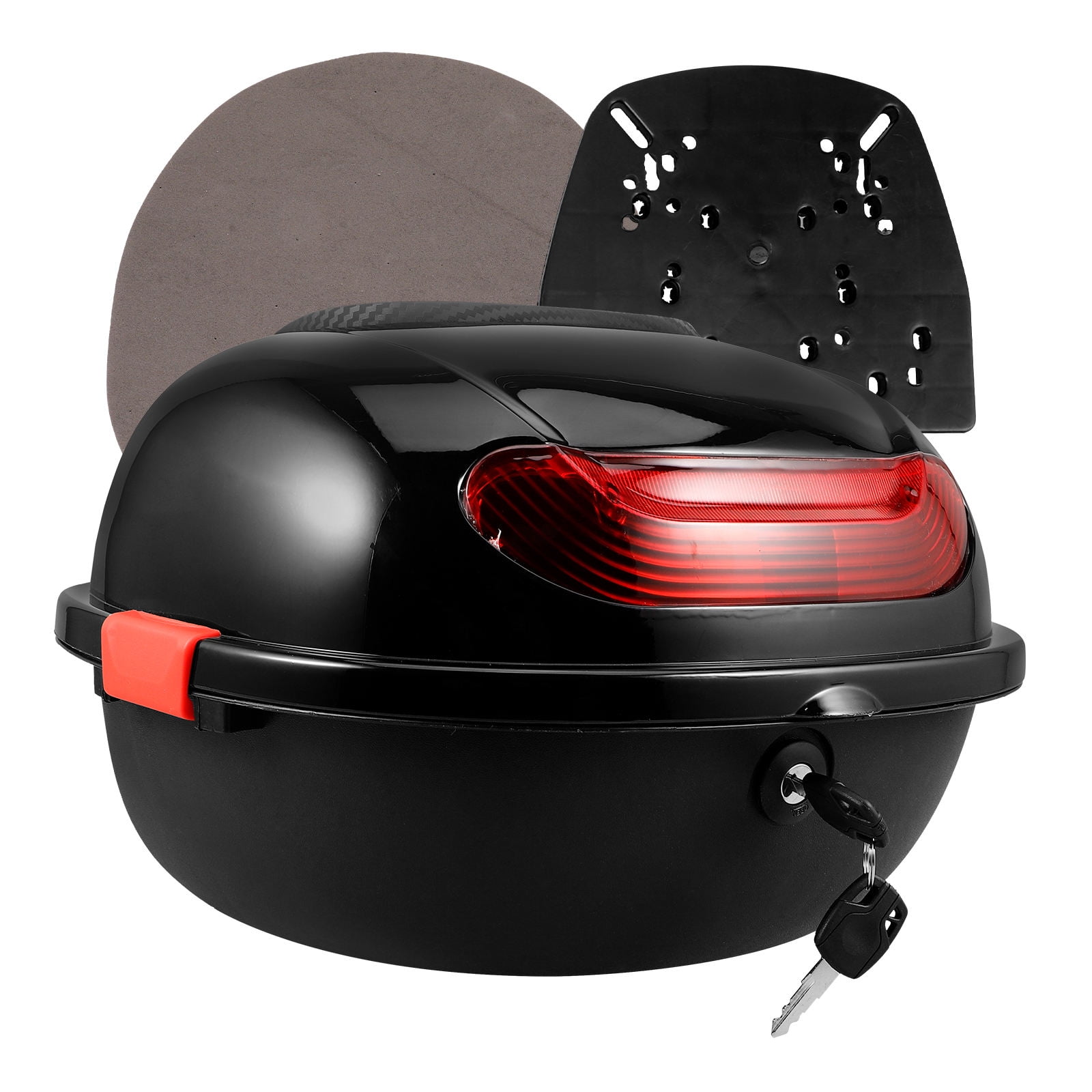 Hemoton Motorcycle Top Case Luggage Carrier Case Motorcycle Rear Top ...