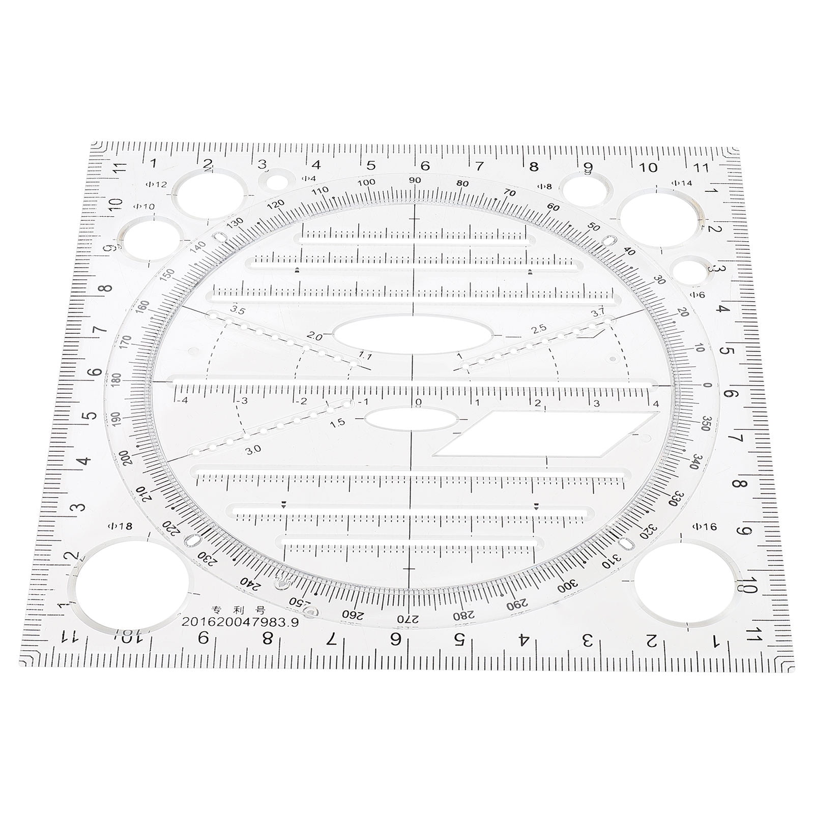 Hemoton Multi-Scale Architectural Ruler for Drawing, Hand Copying, and ...