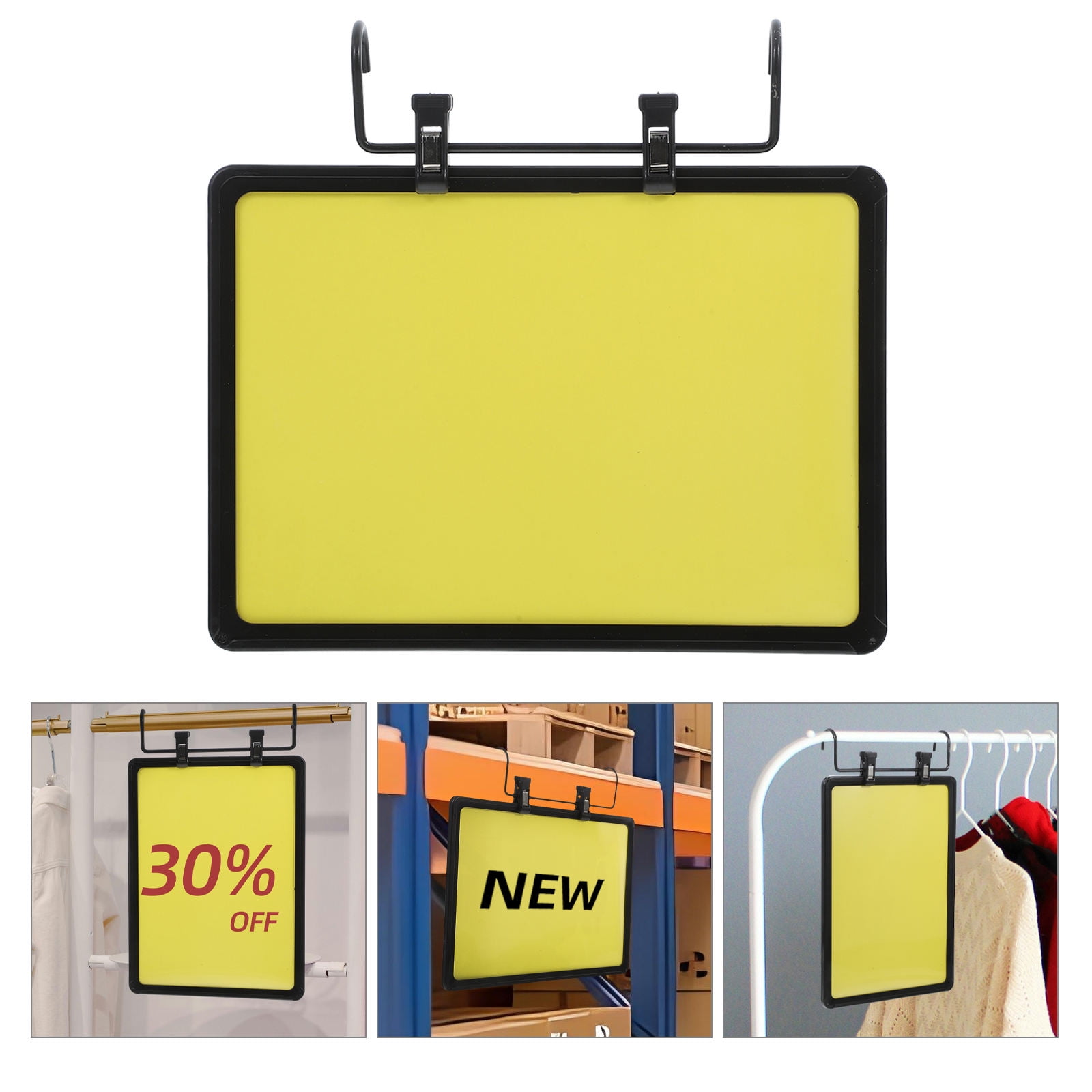 Hemoton Multi-Function Sign Holder Price Tag Stand Advertising Display ...