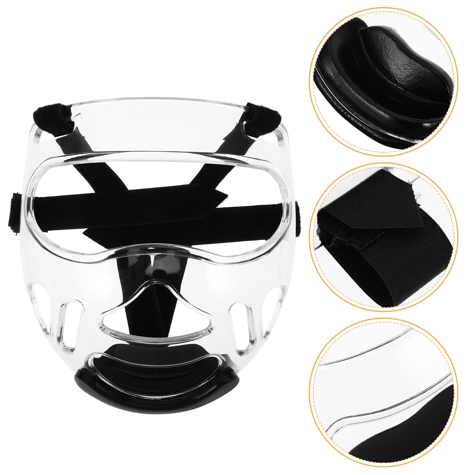 RENACLIPY Transparent Tempered Plastic Taekwondo Detachable Protective ...