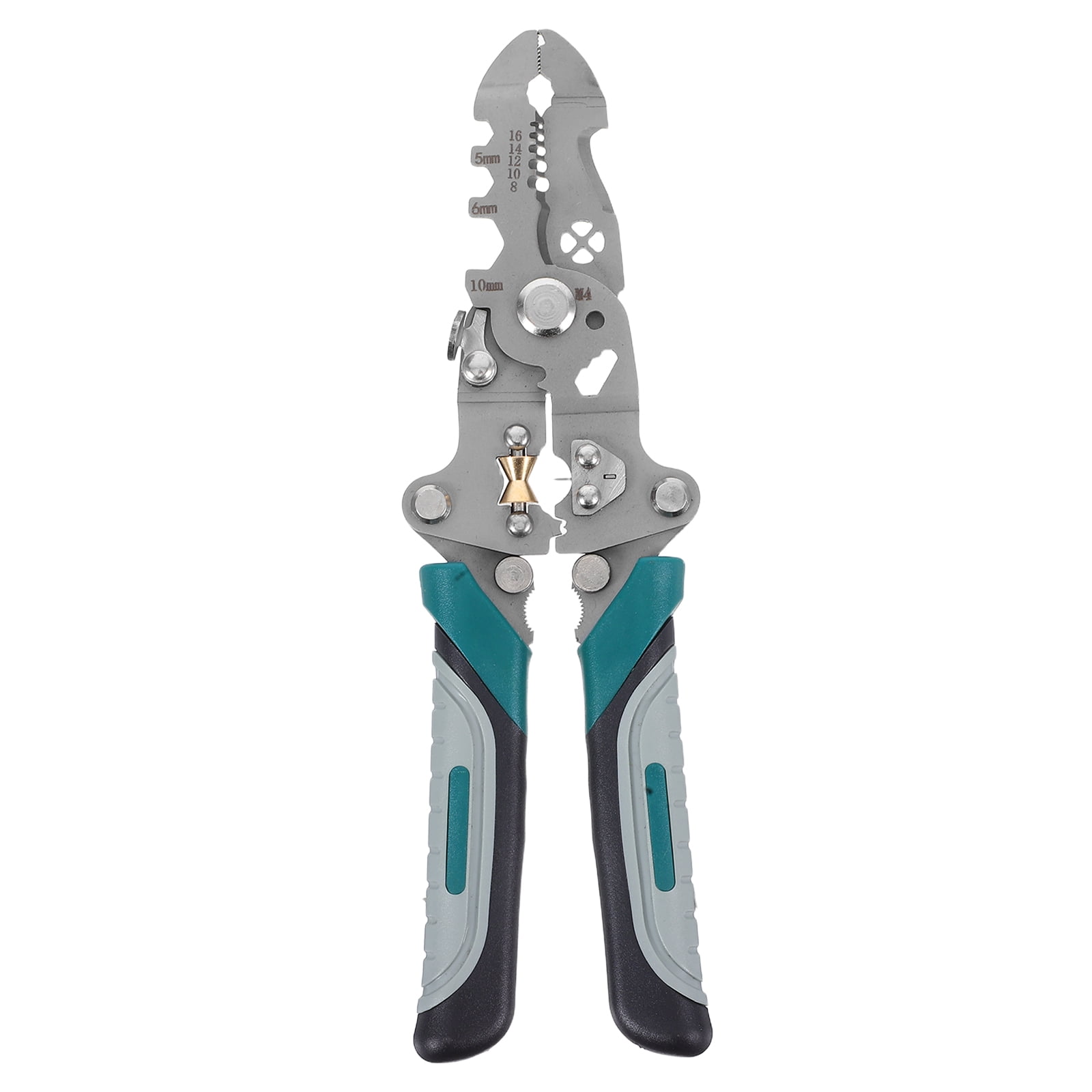 Hemoton Multifunctional Wire Stripper Cable Cutter Plier Professional ...