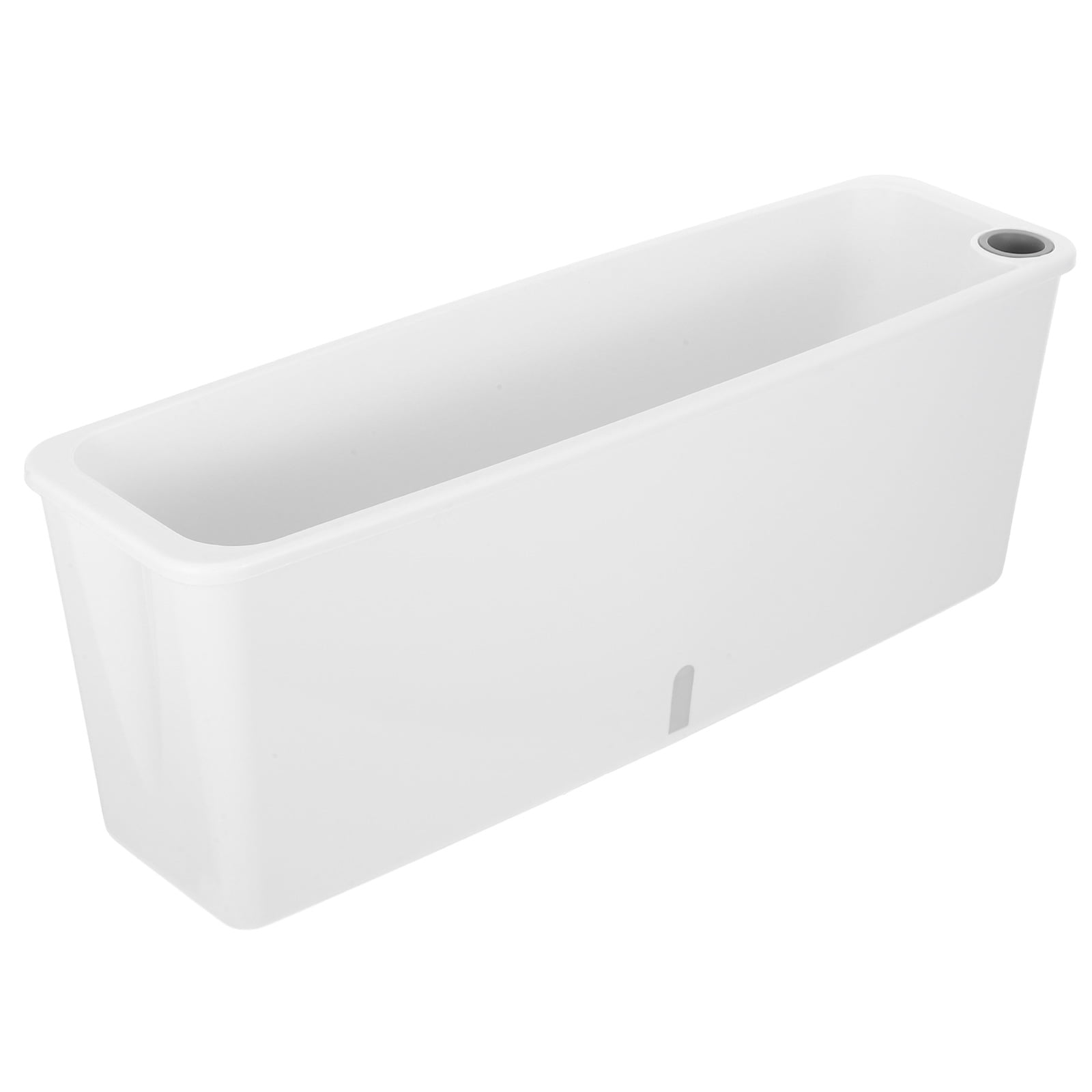 Hemoton Narrow Rectangular Planter Box With Self-Watering And Drainage ...