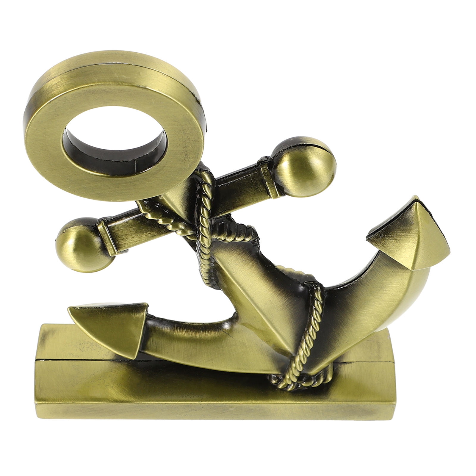 Hemoton Nautical Anchor Figurine Mediterranean Vintage Boat Anchor ...