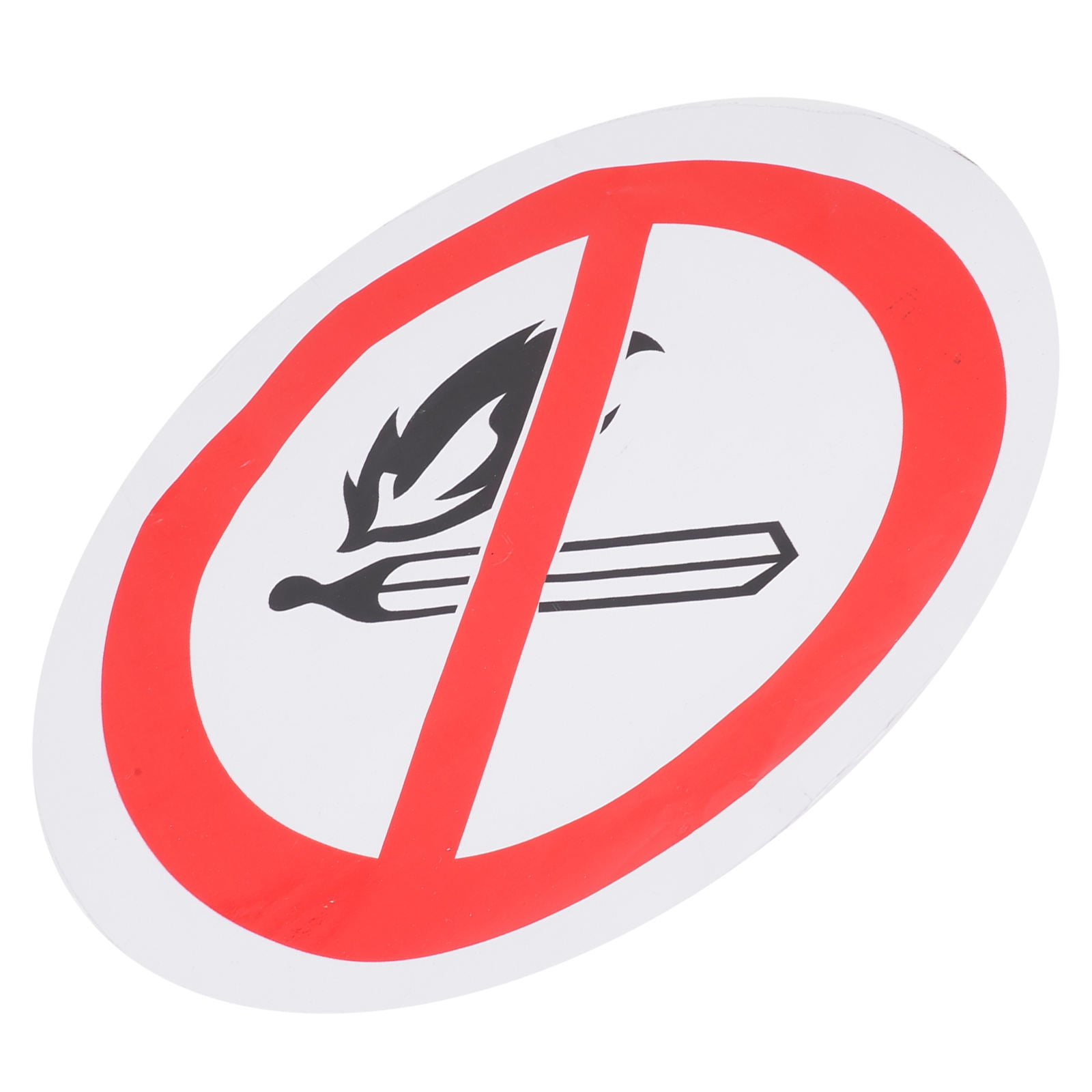 Hemoton No Warning Sign Decal Safety Warning Sign Wood No Flame Decal ...