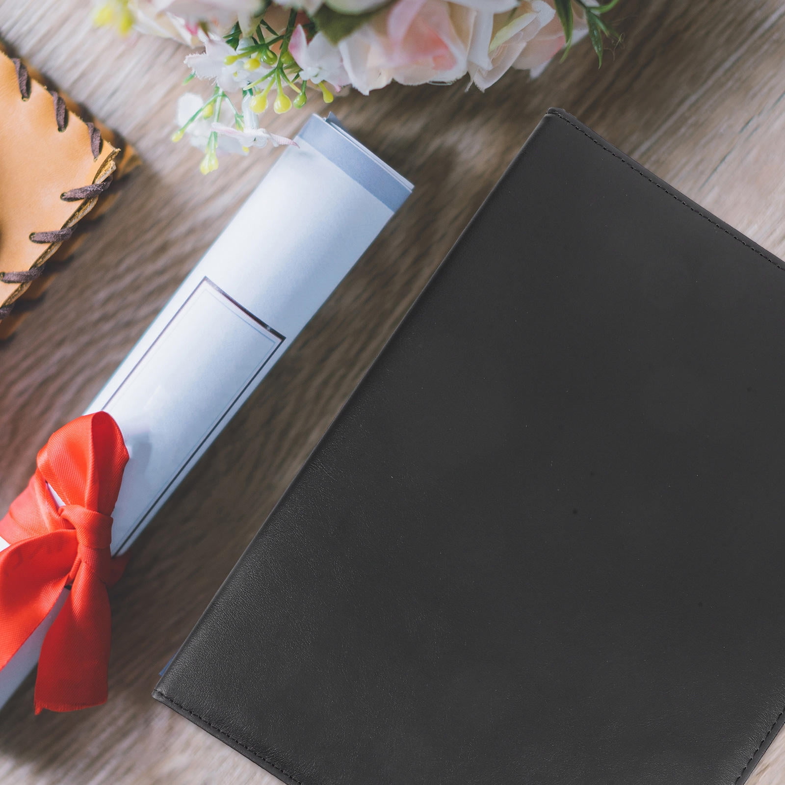 Hemoton Office Folders for Documents Car Show Certificate Holder Black ...