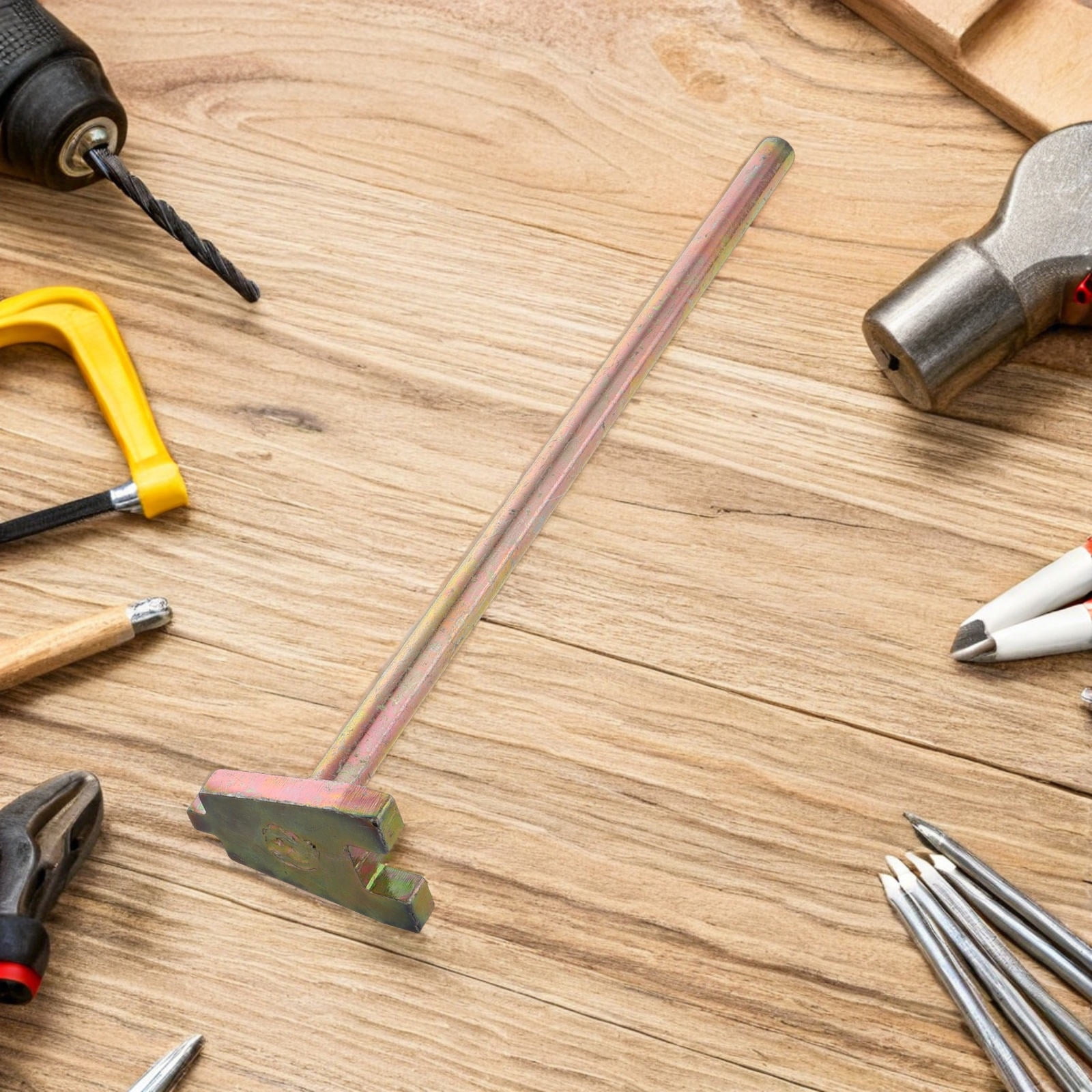 Hemoton Oil Drum Lid Opener Tool Bucket Bung Wrench Metal Paint Can ...