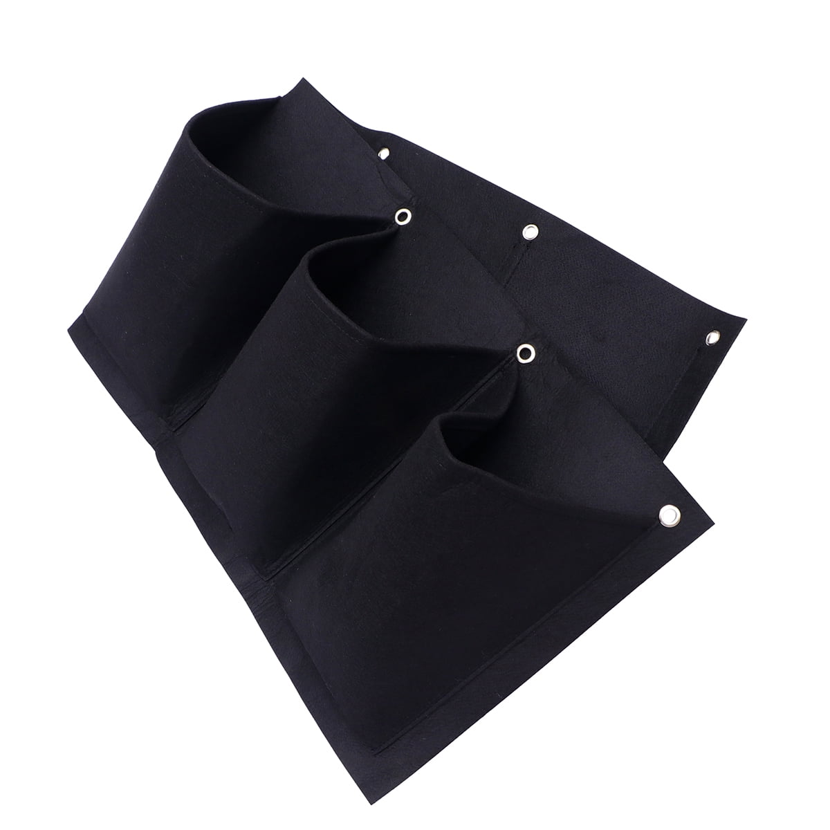 Hemoton Outdoor Horizontal Wall Hanging Planting Bag Multi-Pocket ...