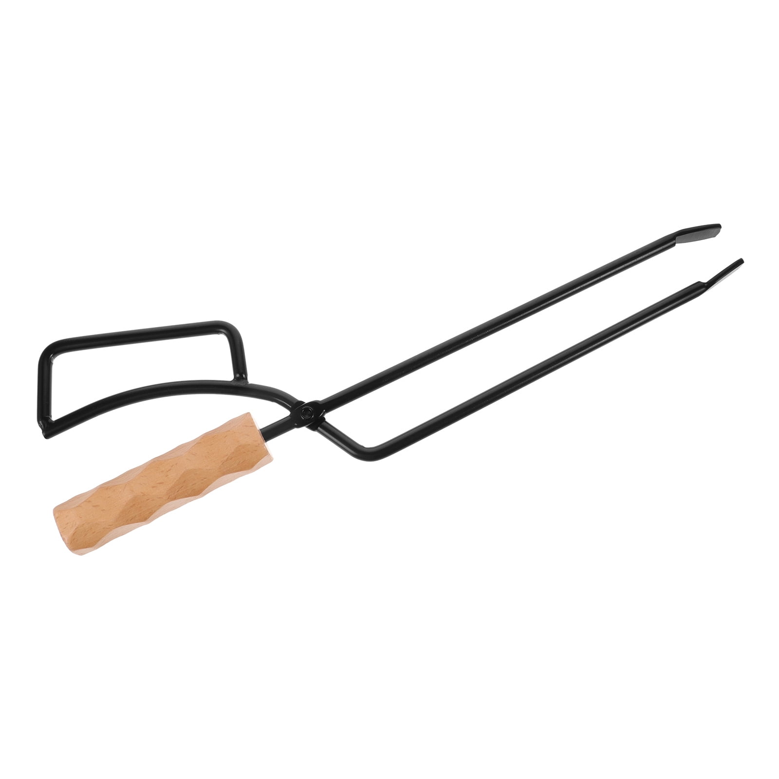 Hemoton Outdoor Log Grabber Fireplace Tong Grill Camping Fire Pit Tool ...