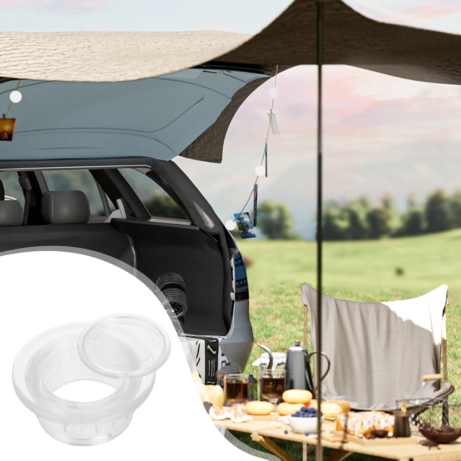 Hemoton Outdoor Patio Table Umbrella Hole Ring Plug Cap Set 1 Set ...