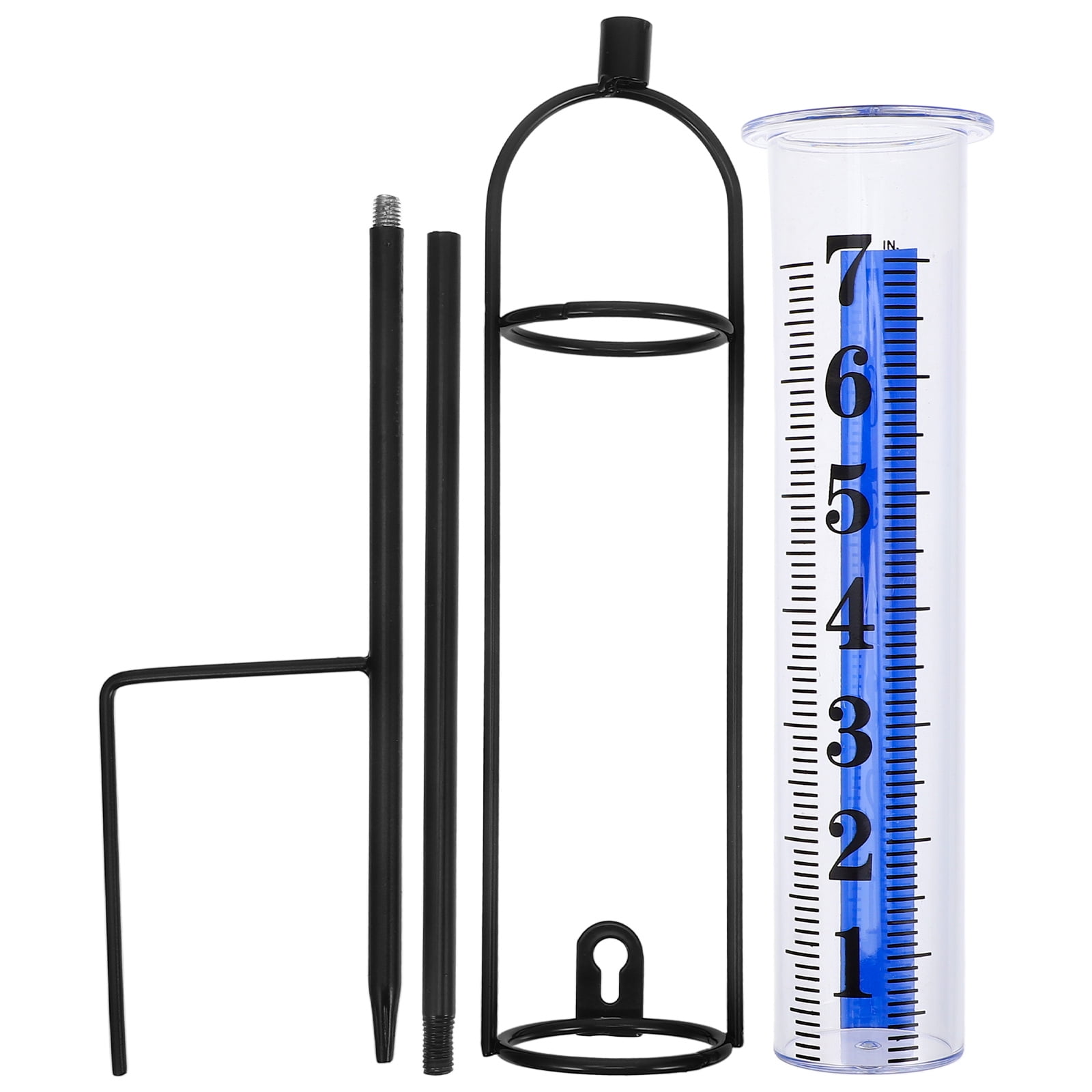Hemoton Outdoor Rain Gauge Tube Replacement Rain Measuring Gauge Tube ...