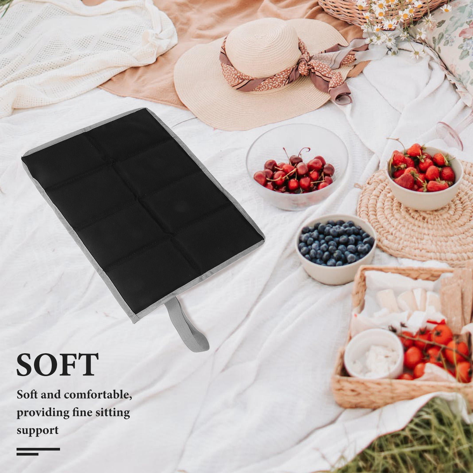 Hemoton Outdoor Sitting Mat Waterproof Oxford Cloth Cushion Folding ...