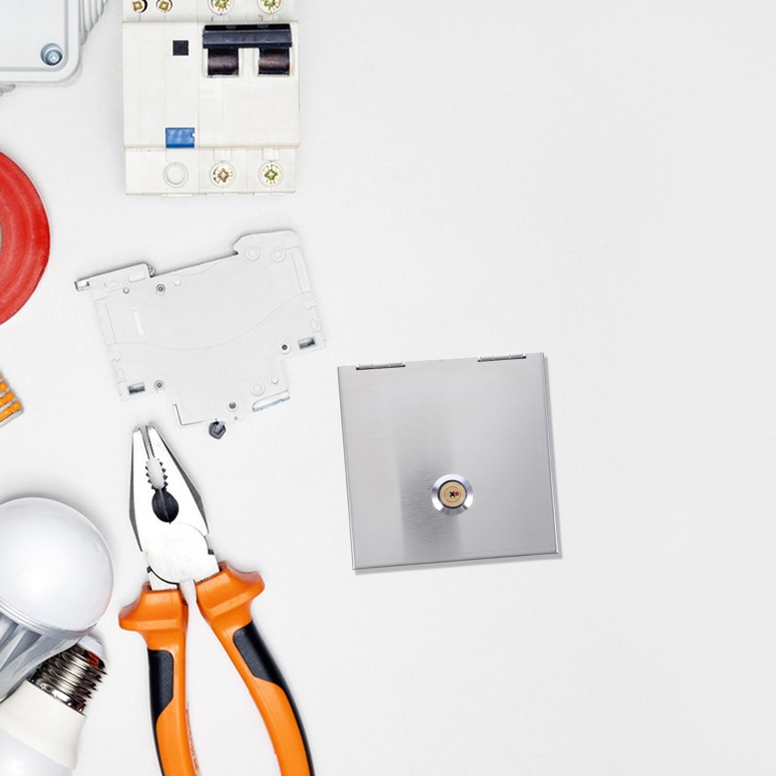 Hemoton Outdoor Stainless Steel Lockable Electrical Box Heavy Duty ...