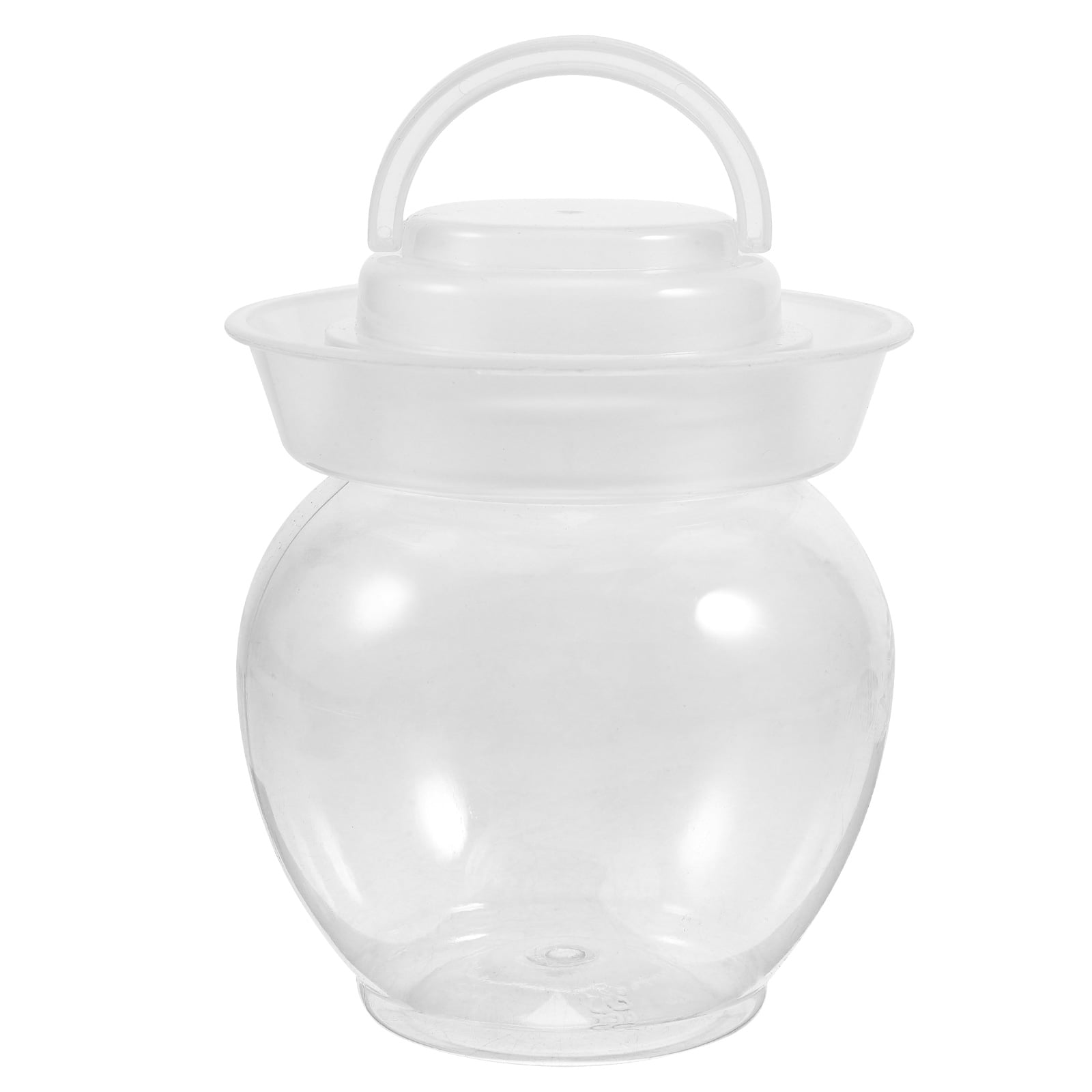 Hemoton PET Fermentation Jar with Lid Chinese Pickle Container ...