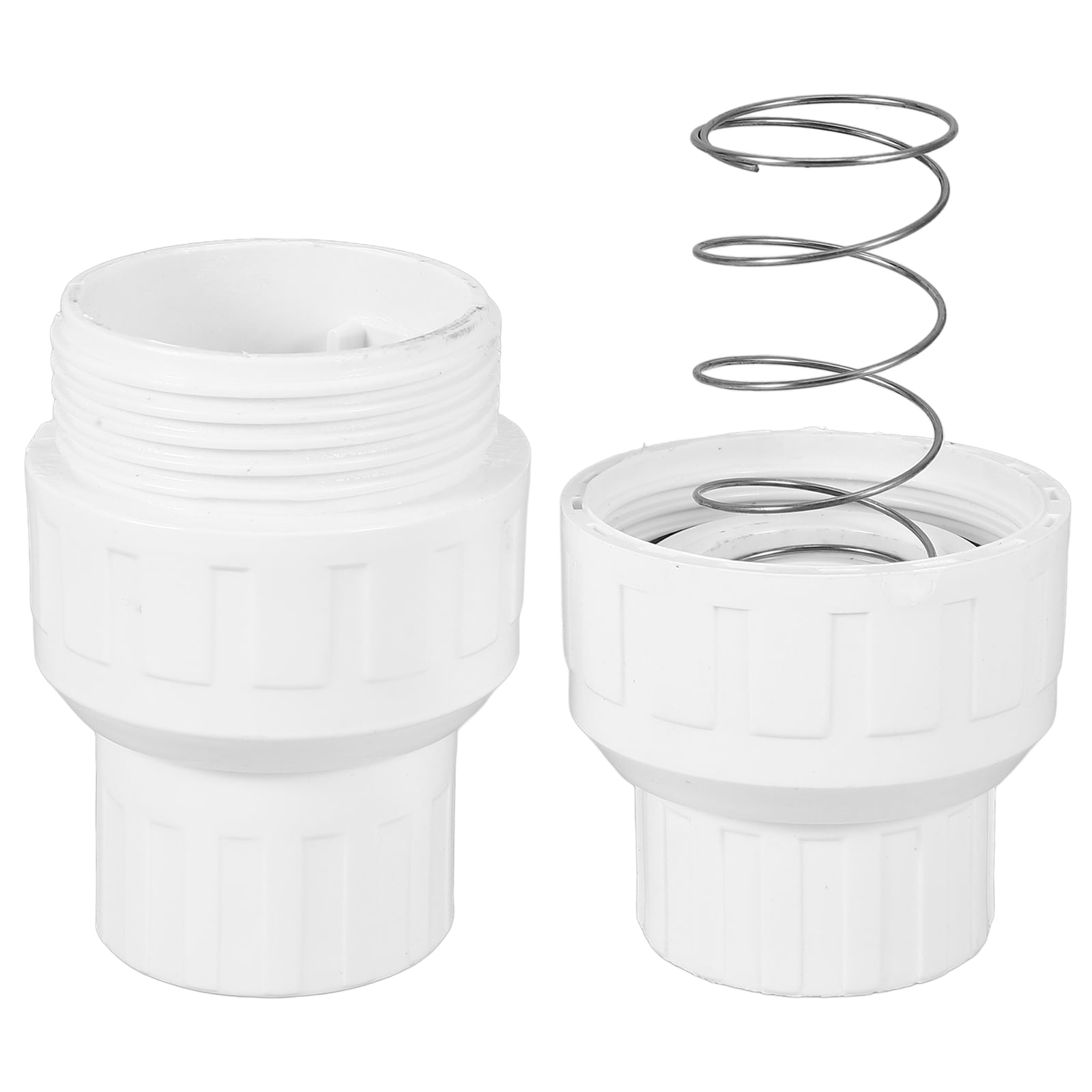 Hemoton PVC Inline Check Valve Water Pipe Fitting Check Valve Backflow ...