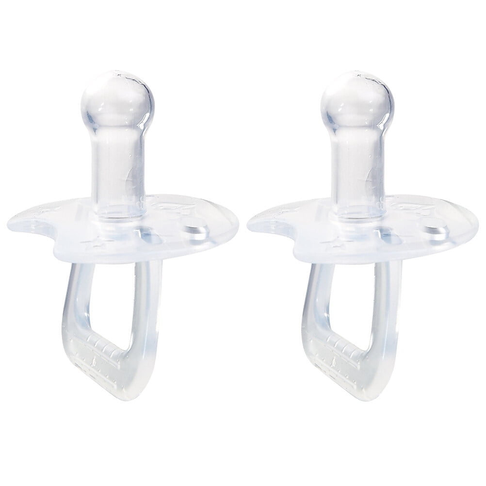 Hemoton Pacifier Baby Silicone Soother Teething Toys Portable Newborn ...