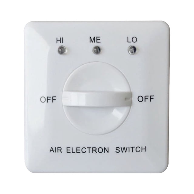 HEMOTON White PC Material Fan Controller with Three-speed Control ...