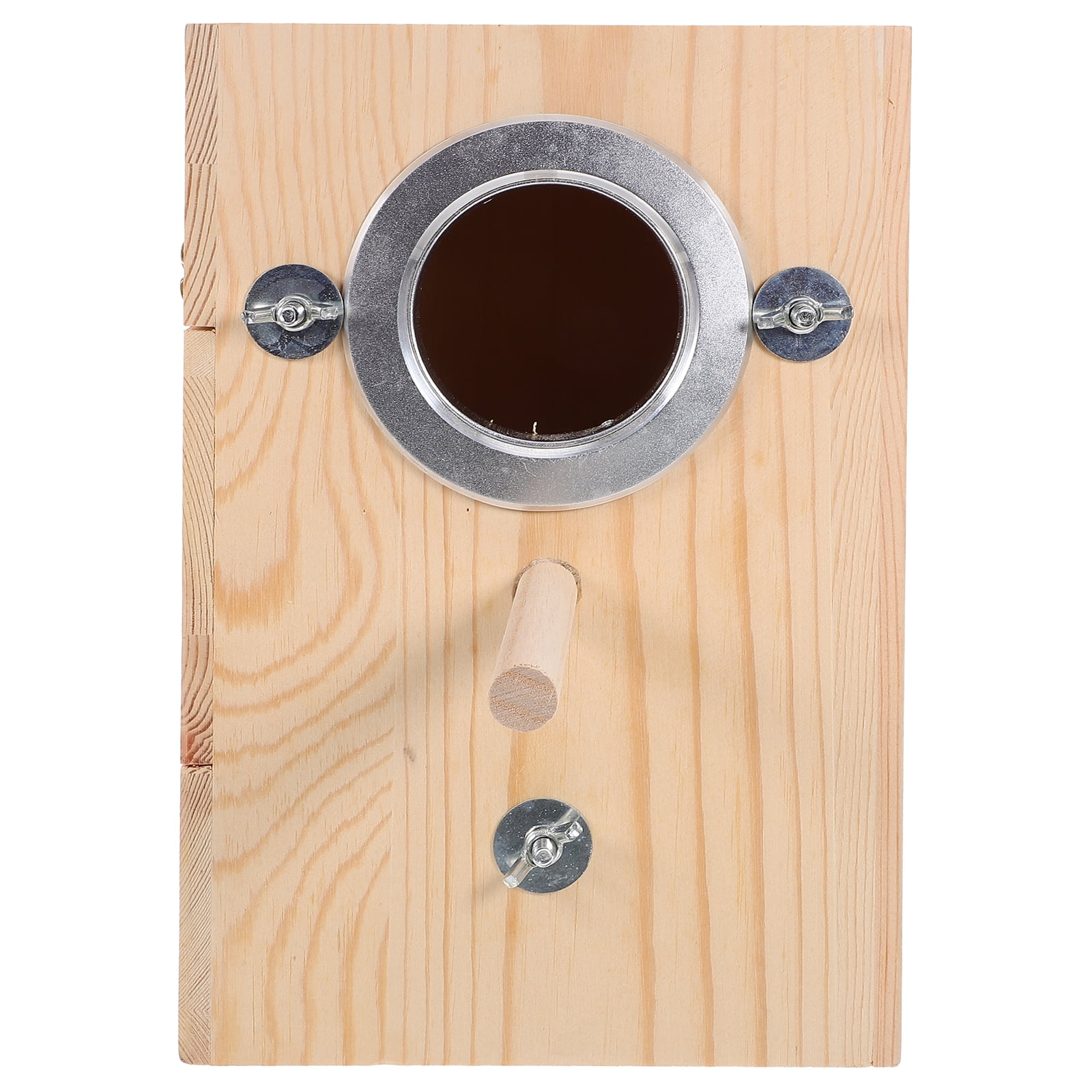 Hemoton Parakeet Nesting Box Wooden Bird House Wood Bird Nest Parakeet ...