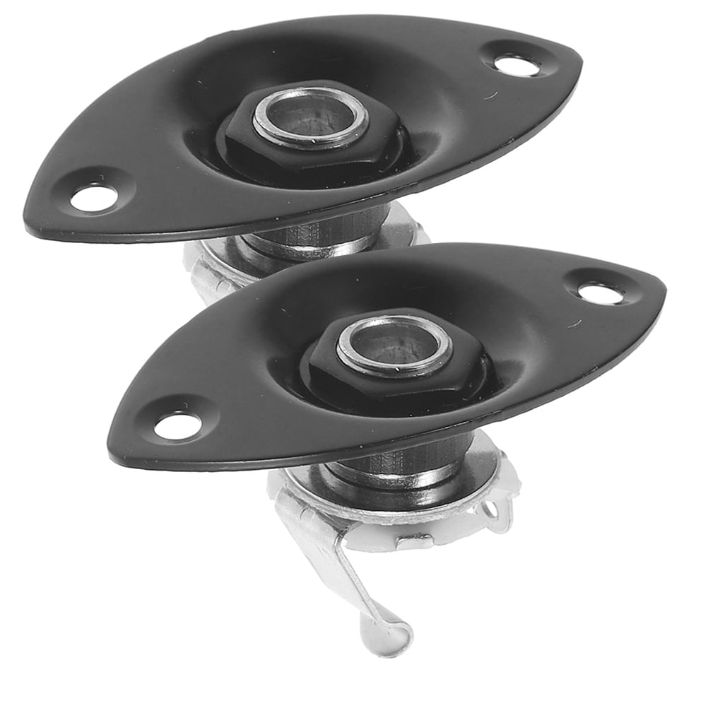 Hemoton Patch Socket Jack Plate for Electric Guitar Hardware - Walmart.com